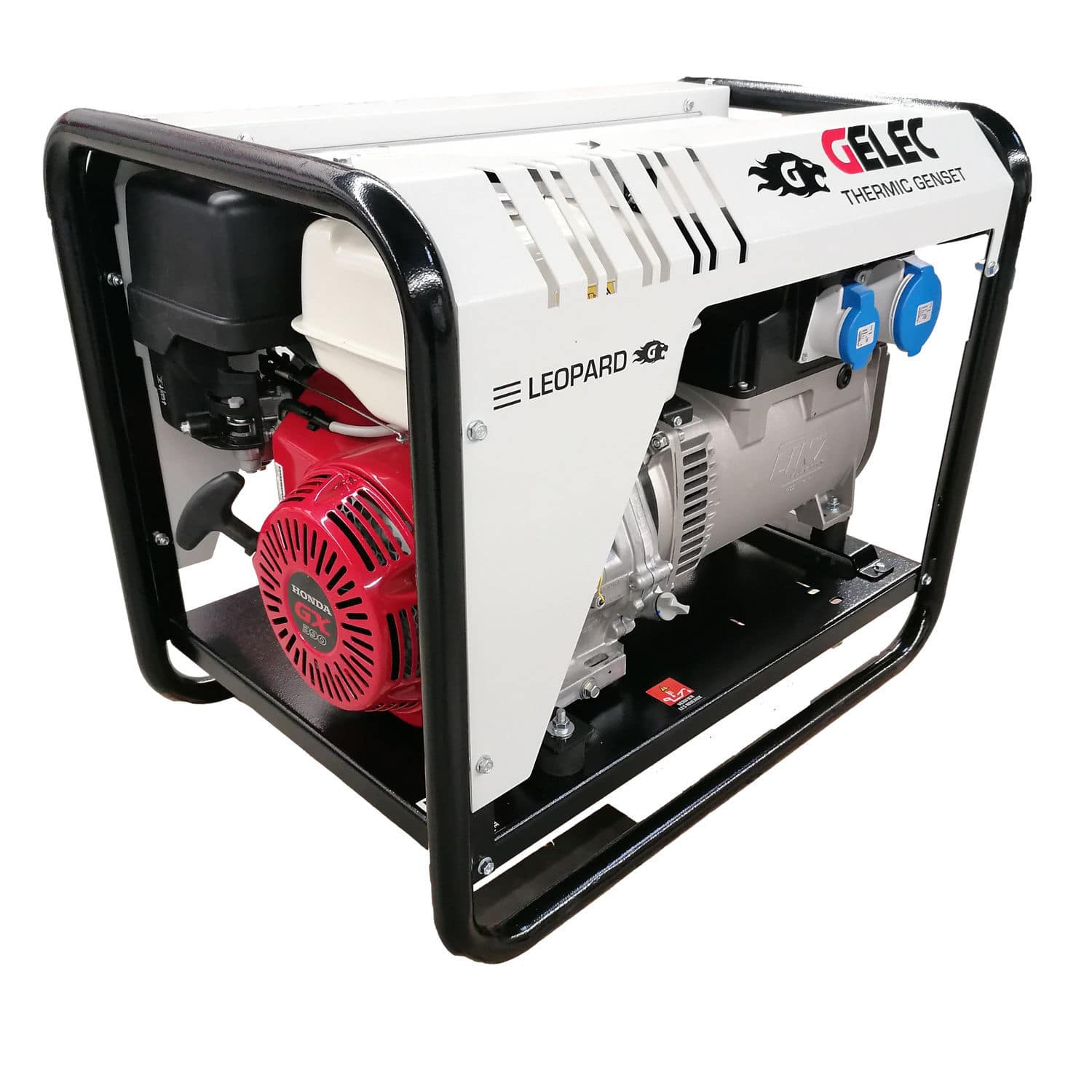 Gasoline generator set - LEOPARD-6,5-OPEN - Gelec - single-phase ...