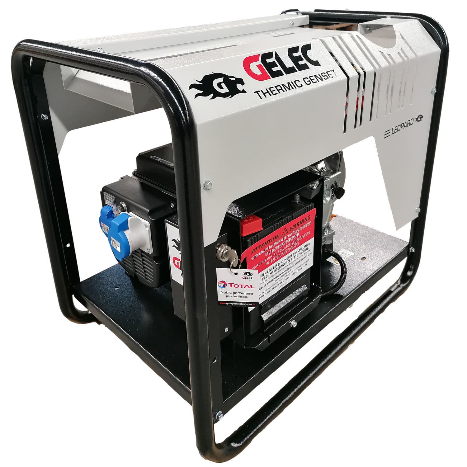 Diesel generator set - LEOPARD-4,5-OPEN - Gelec - single-phase / mobile ...