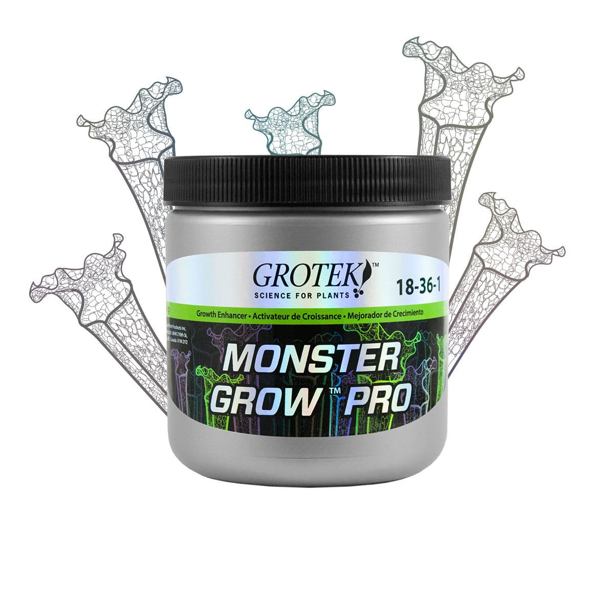 Organic fertilizer - MONSTER GROW™ PRO - grotek - NPK / powder / for roots