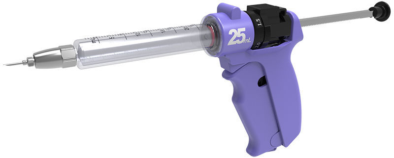 Plastic veterinary syringe - simcro - pour-on