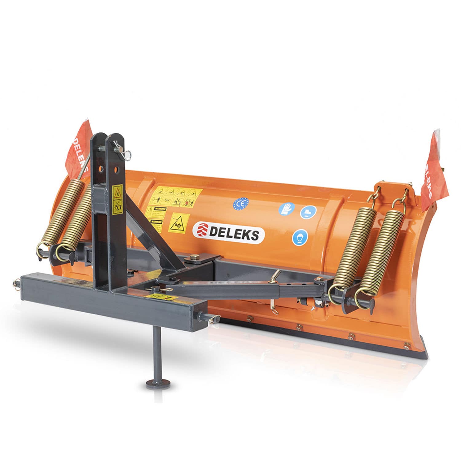 Straight snow plough - LNS-130-C - DELEKS SRL - with hydraulic ...