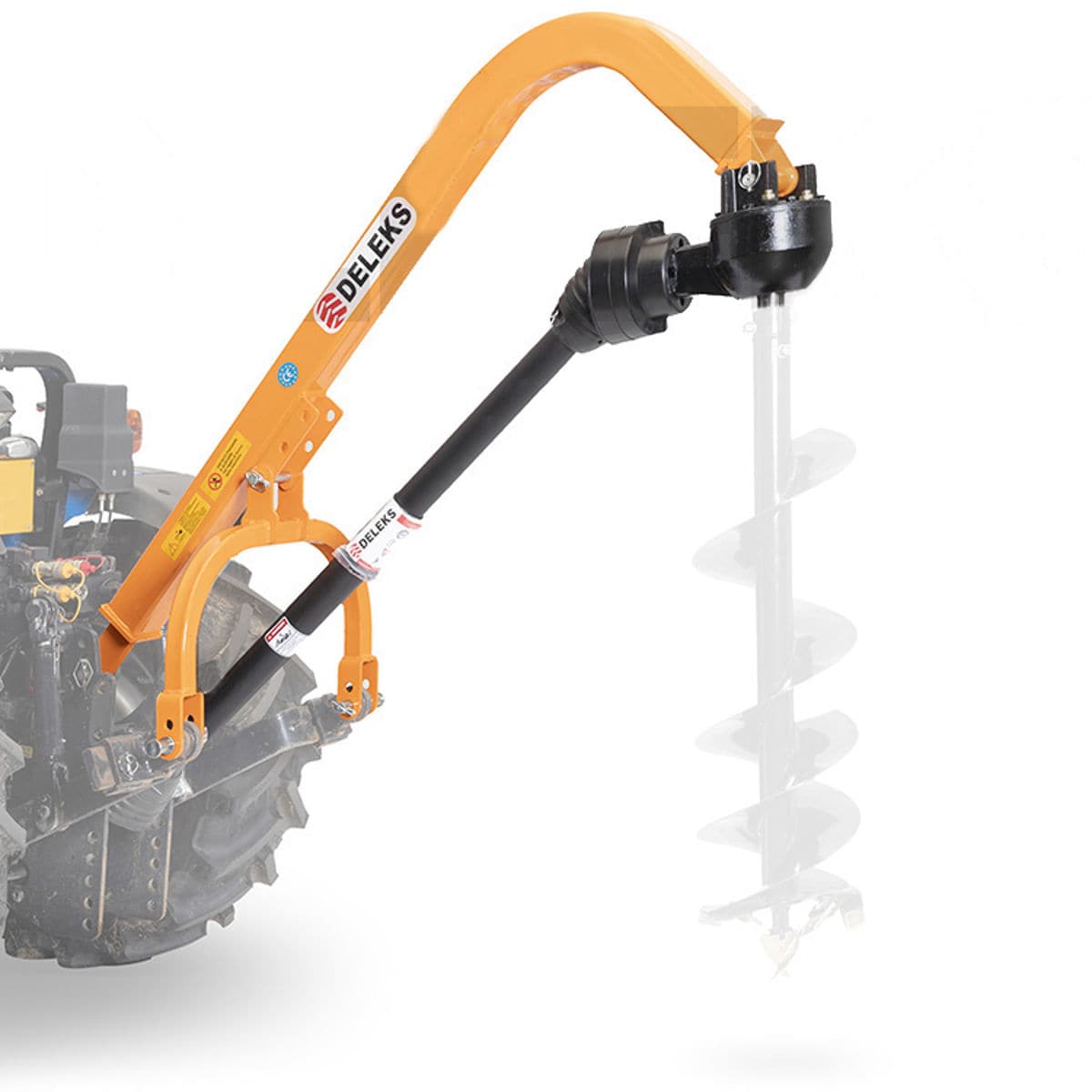 Hydraulic post hole auger - L-50 - DELEKS SRL - 3-point hitch / tractor ...