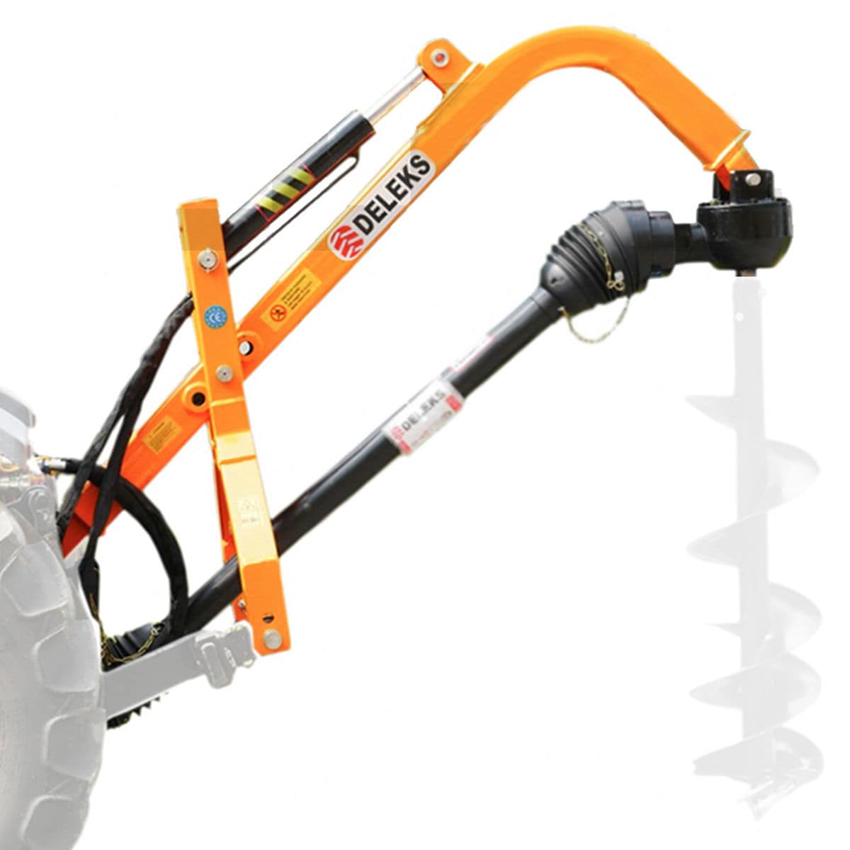 Hydraulic post hole auger - L-50H - DELEKS SRL - 3-point hitch ...