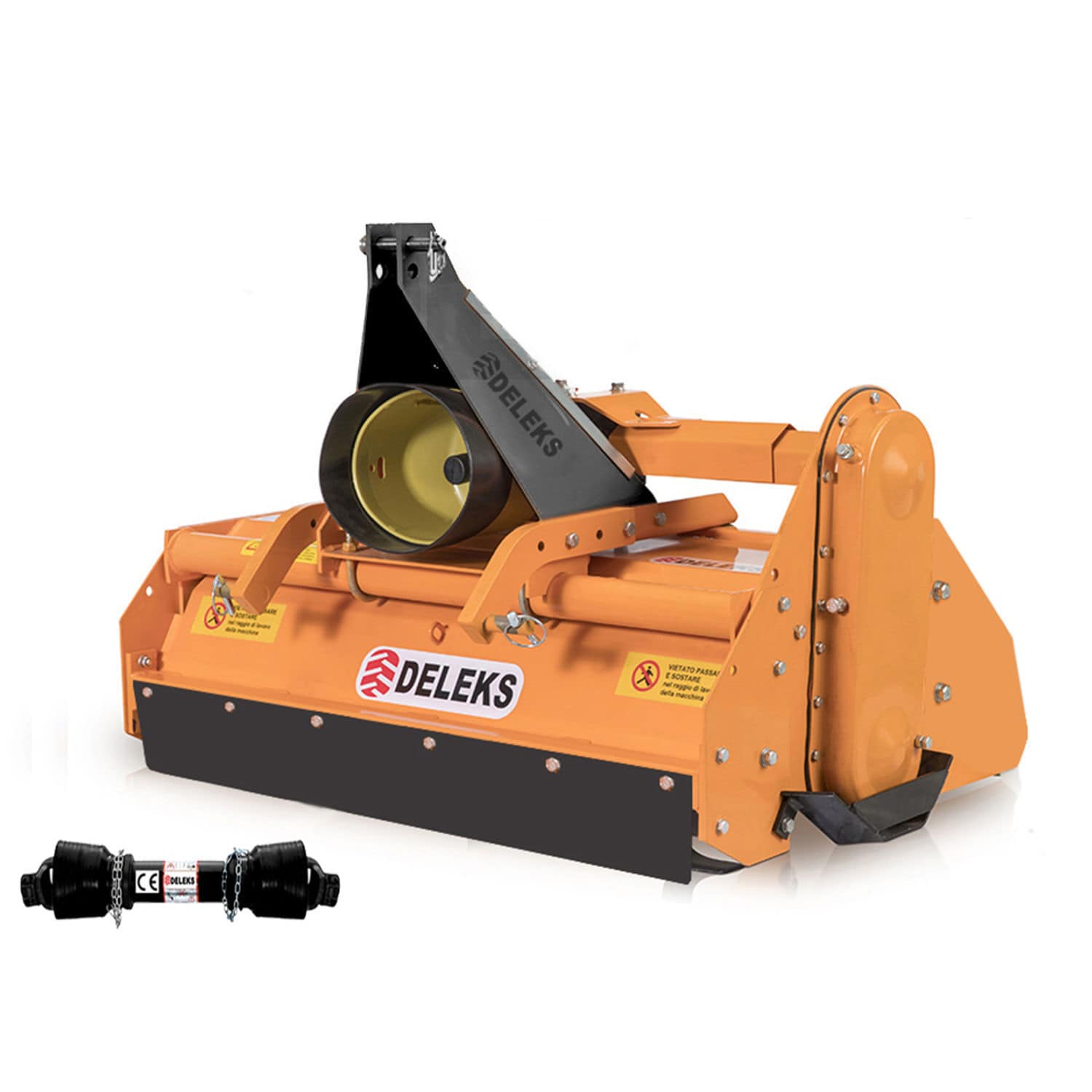 Poultry litter rotary tiller - PAVO-160 - DELEKS SRL - horizontal-axis