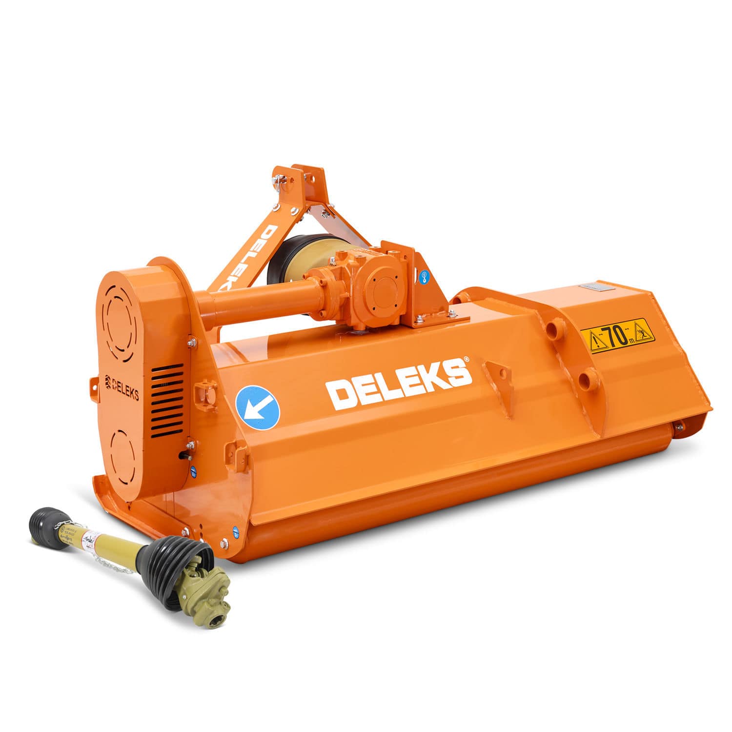 Mounted mulcher - LINCIONE-120 - DELEKS SRL - flail / for orchards / grass