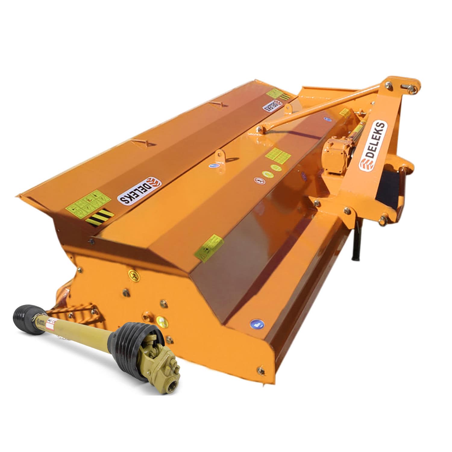 Mounted mulcher - BISON-260 - DELEKS SRL - knife / for row crops / PTO ...