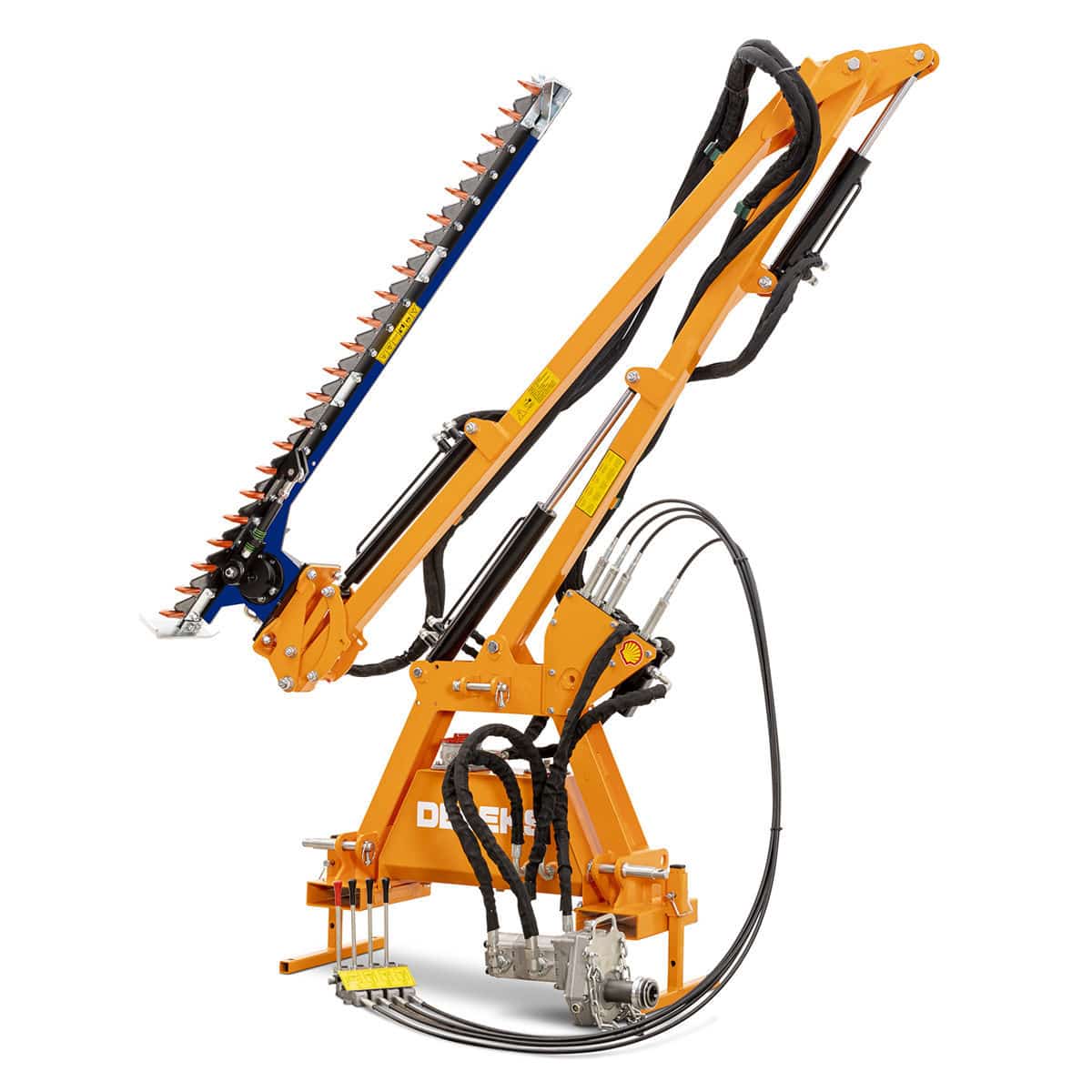 Hydraulic hedge cutter - FALCO-160-S - DELEKS SRL - mounted / for green ...