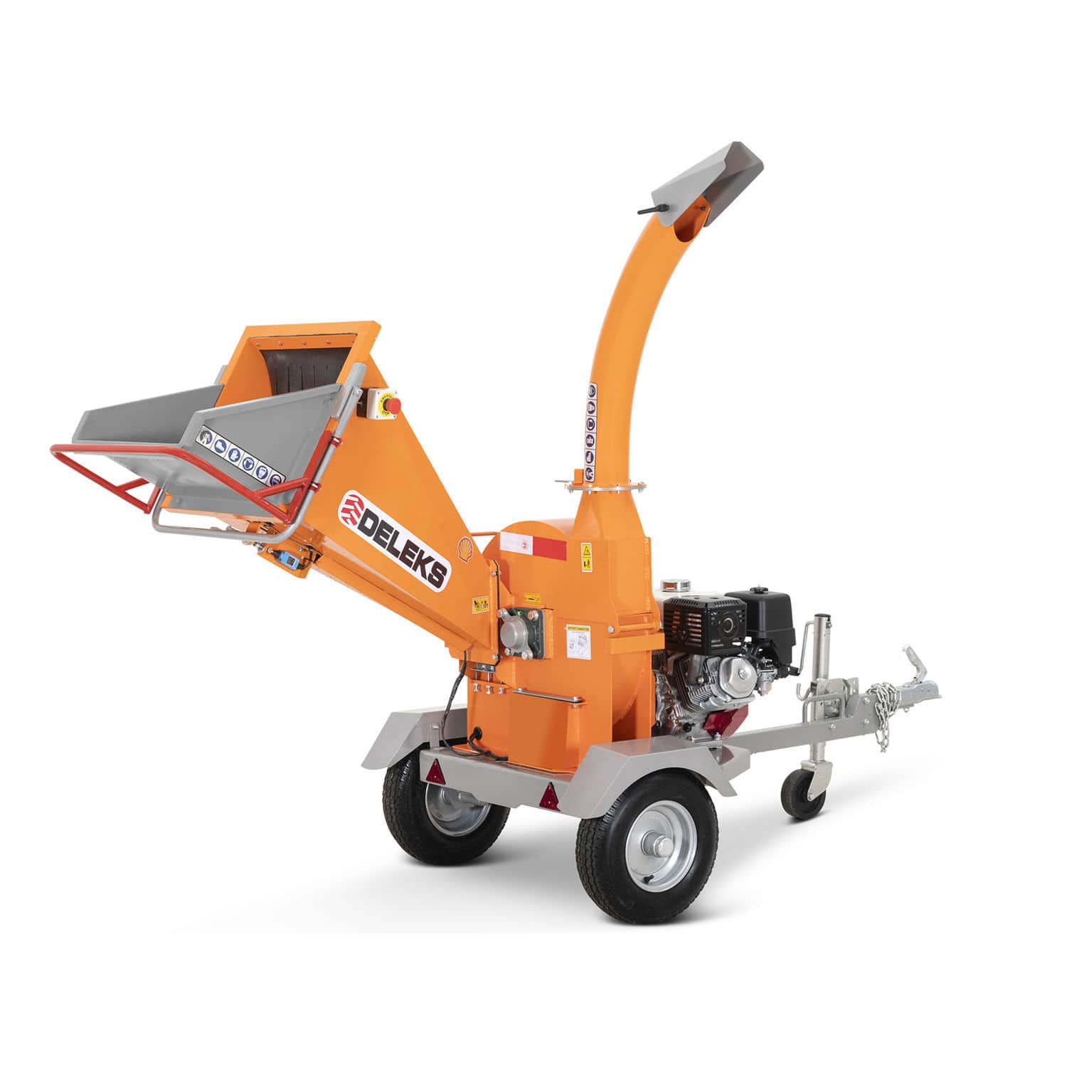 Towed wood chipper - DK900-LIFAN - DELEKS SRL - gasoline engine