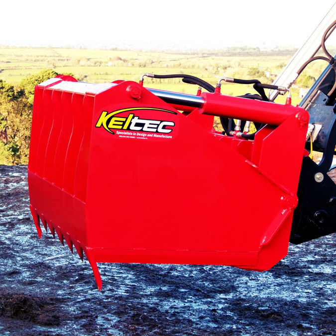 Silage unloading shovel bucket - K-SG series - Keltec Engineering ...