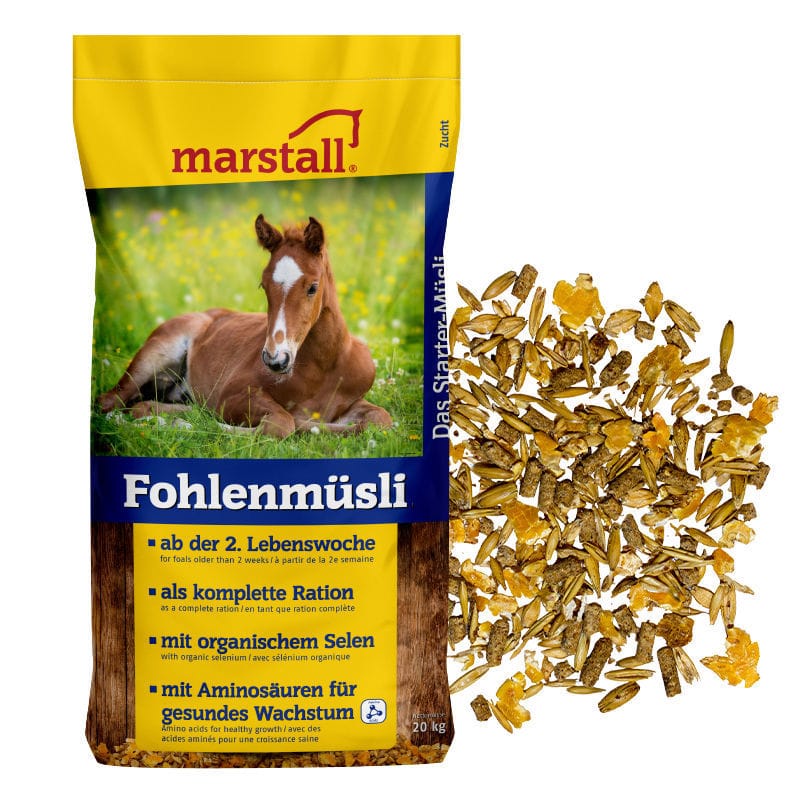 Animal feed supplement - Fohlenmüsli - Marstall - for horses / mineral ...