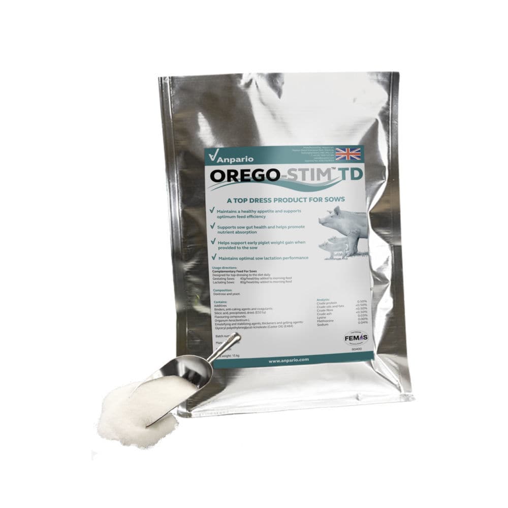 Antioxidant feed additive - Orego-Stim TD - Anpario - for pigs / dry