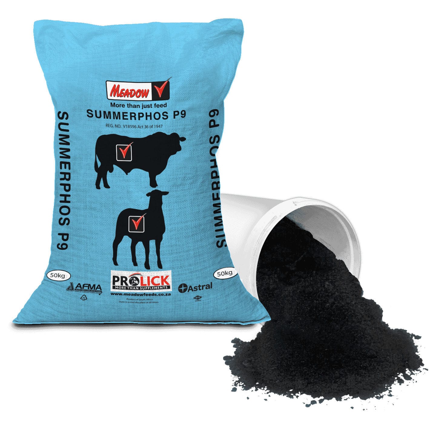 Animal feed supplement - Summerphos P9 - meadowfeeds - cattle / sheep ...