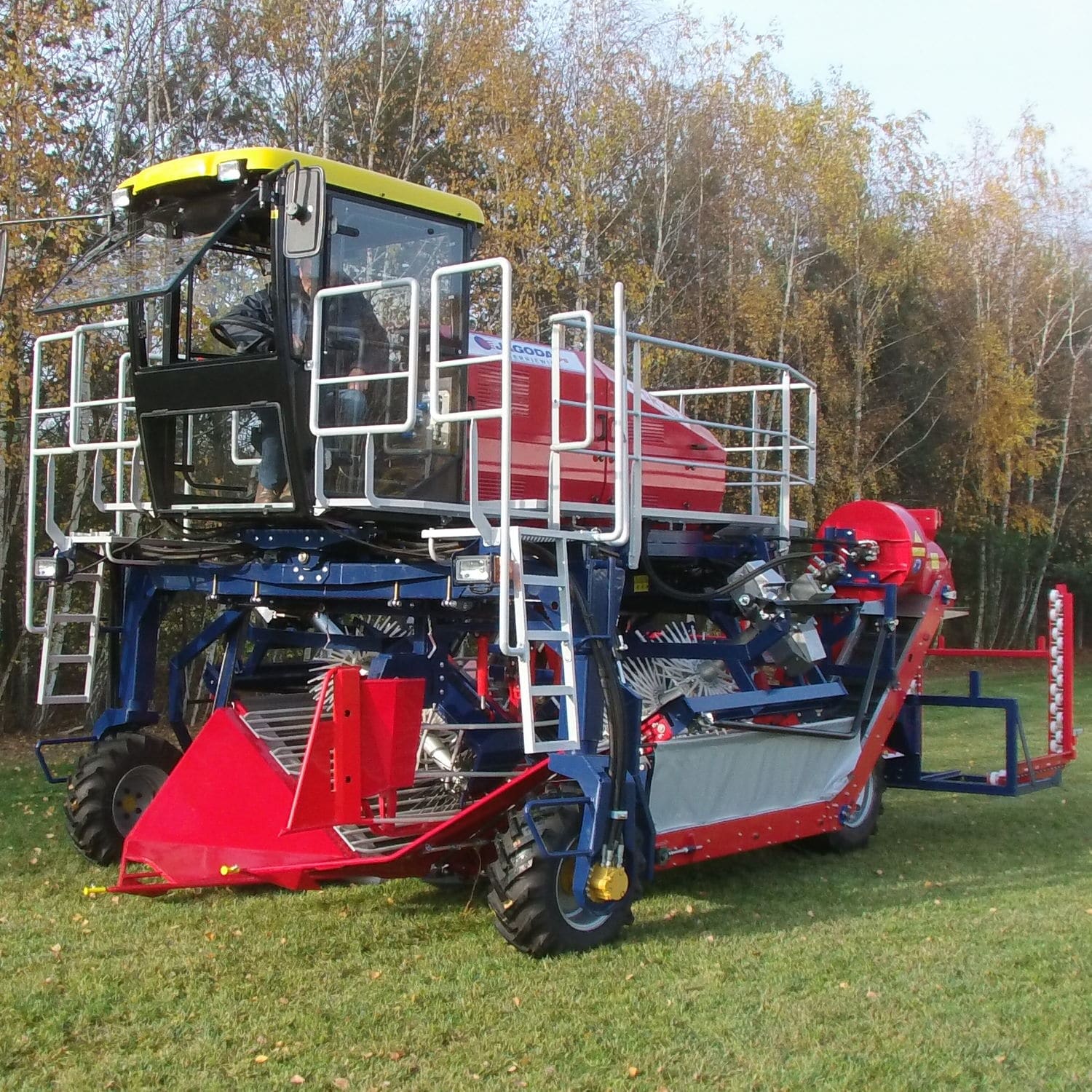Raspberry Harvester Oskar 4wd Jagoda Jps Agromachines Berry