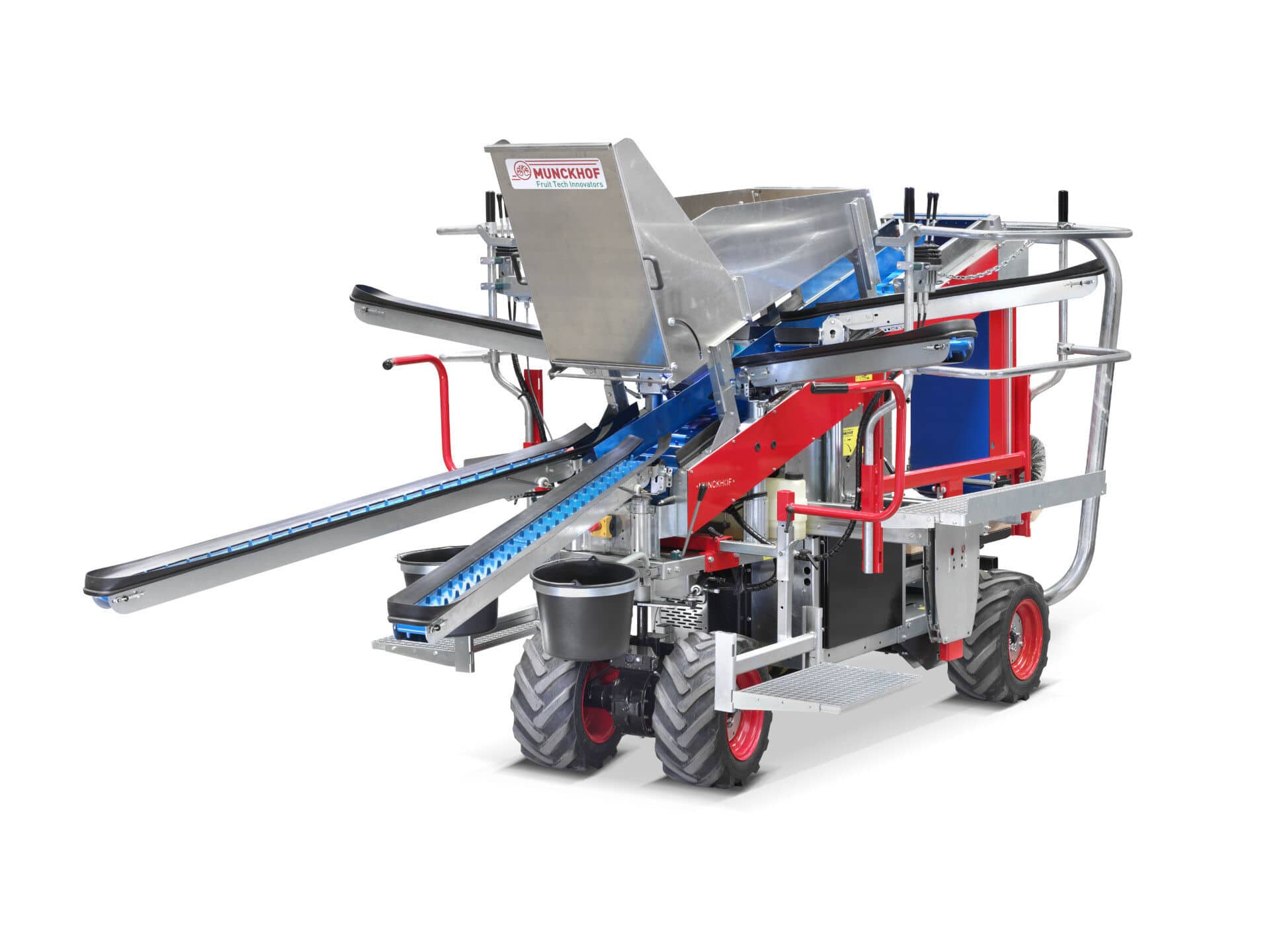 Apple harvester machine - Pluk-O-Trak JUNIOR - Munckhof Fruit Tech ...