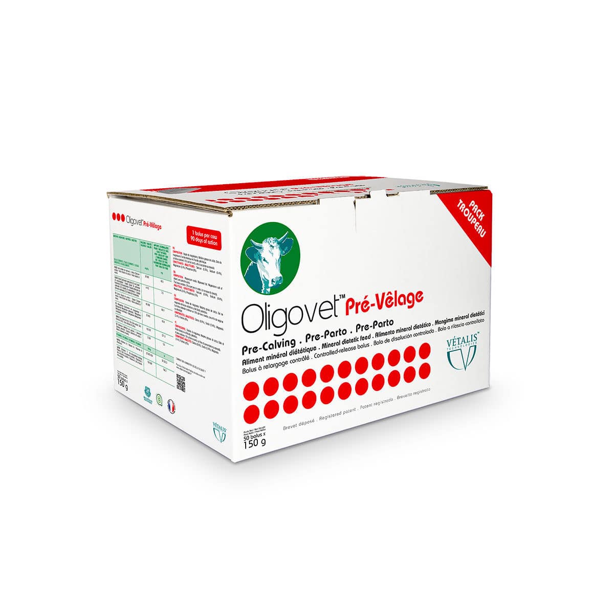 Dry cow bolus - Oligovet Pre-Calving - vetalis-technologie - nutrition ...