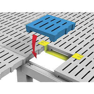 Concrete floor panel - 0806 series - robert-thebault - for pig breeding
