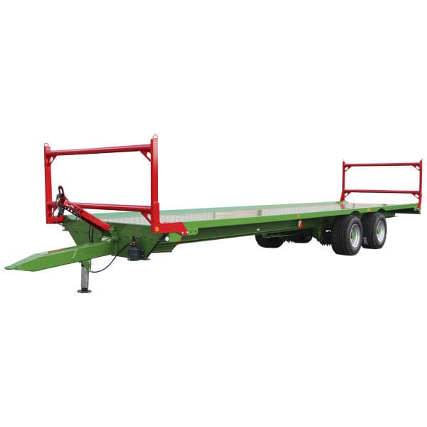 Forage trailer - PALEAS SP - coutand - flatbed / semi-mounted / tandem axle