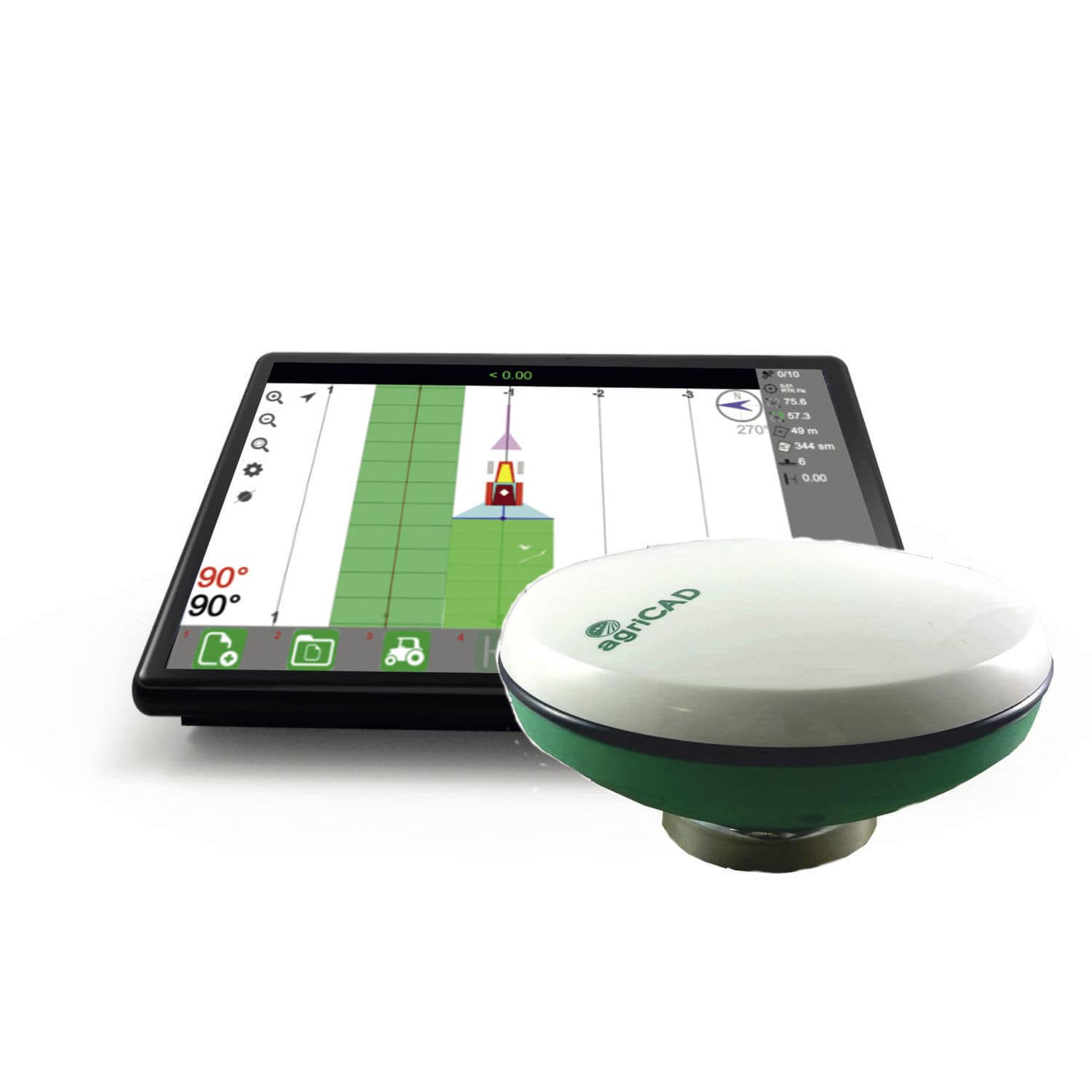 Satellite guidance system - ST61 PLUS - s.c.s. survey cad system - GPS ...