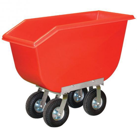Farm building transport cart - calfhutch - plastic