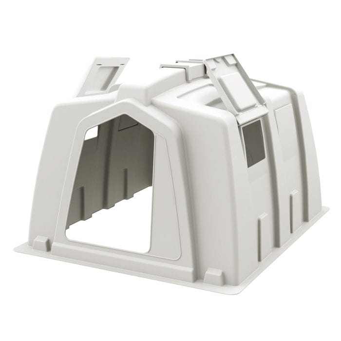 Livestock hutch - Dual XL - calfhutch - calf / group / plastic