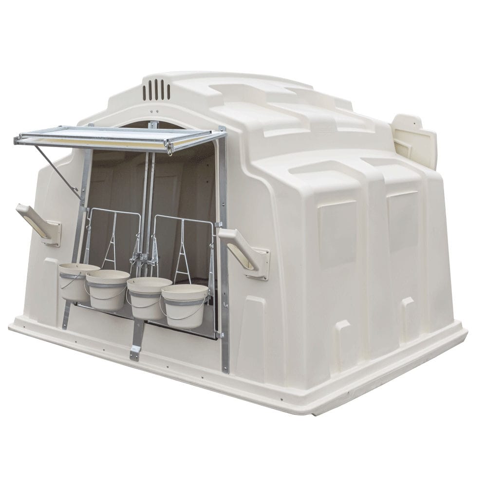 Livestock hutch - Supreme Buddy - calfhutch - calf / group / plastic