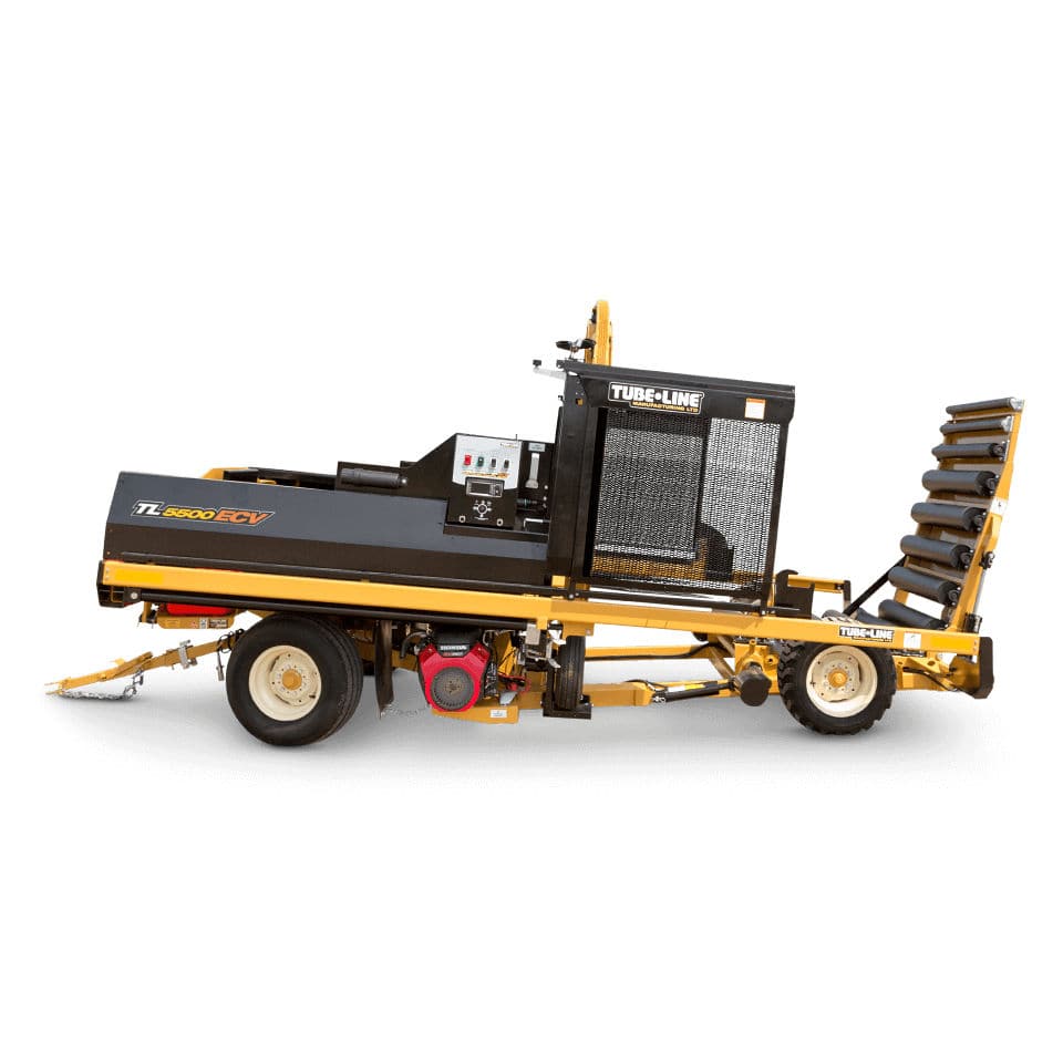 In-line bale wrapper - TL5500 - tubeline - round / square / automatic