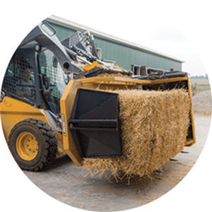 Mounted straw blower - BOSS Series - tubeline - for square bales