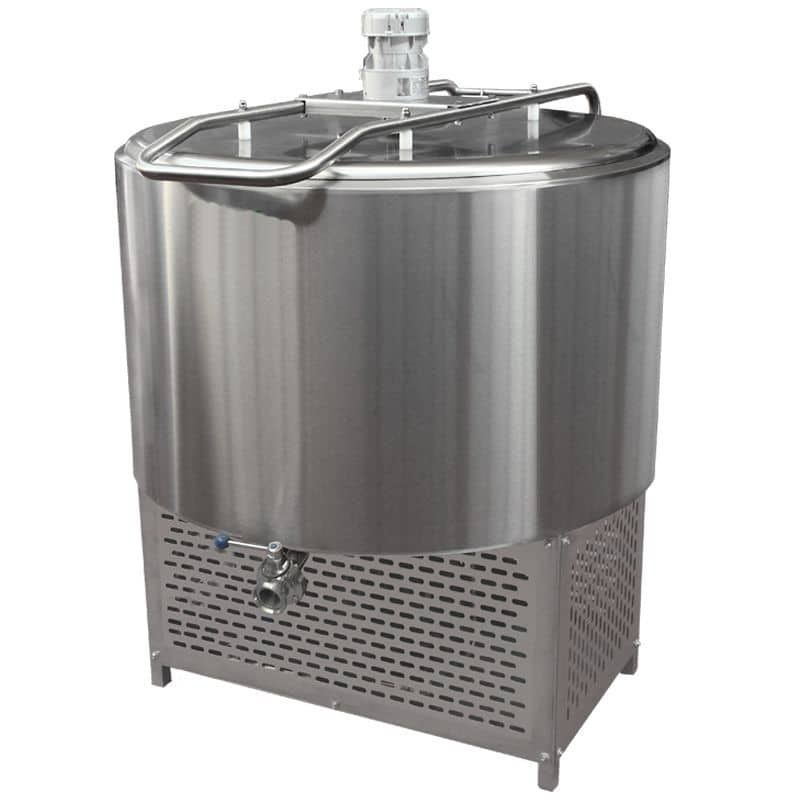 Milk tank - MST series - agromaster - open / stainless steel / with ...