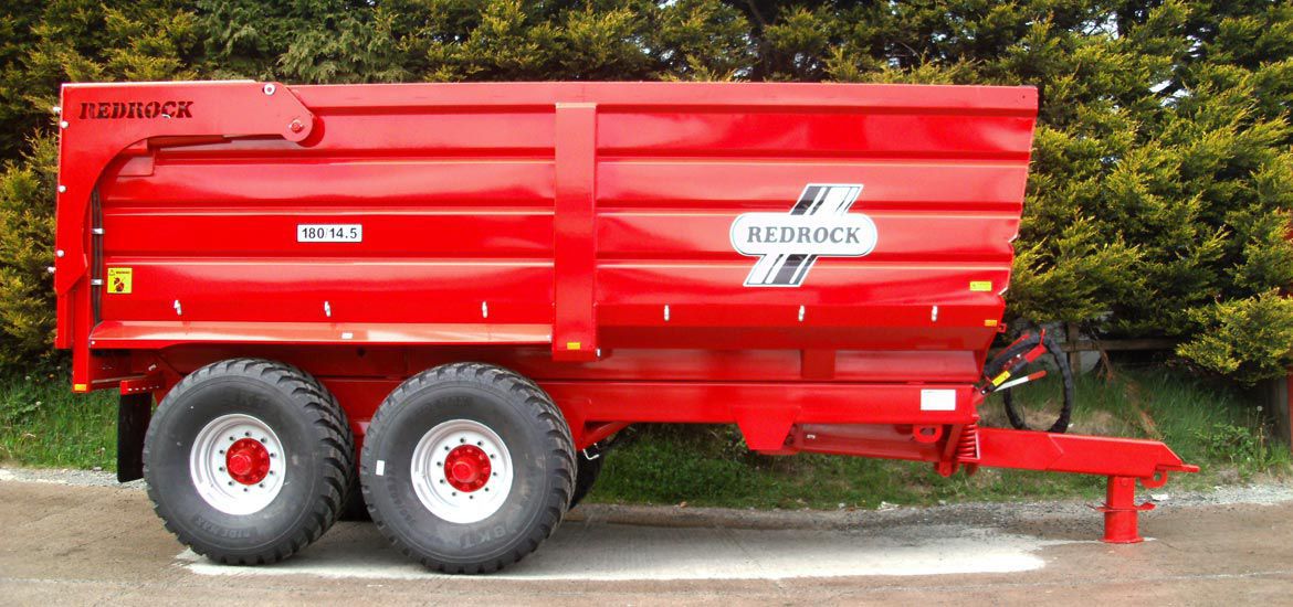 Tipping trailer - 160,180,200 Series - redrockmachinery - tandem axle ...