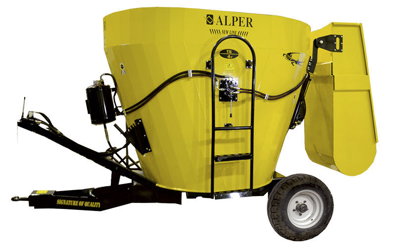 Vertical feed mixer - Economic - alpermakine - towed / single-auger ...