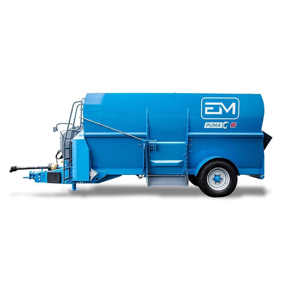 Vertical mixing wagon - PUMA - Euromilk - horizontal / towed / side ...