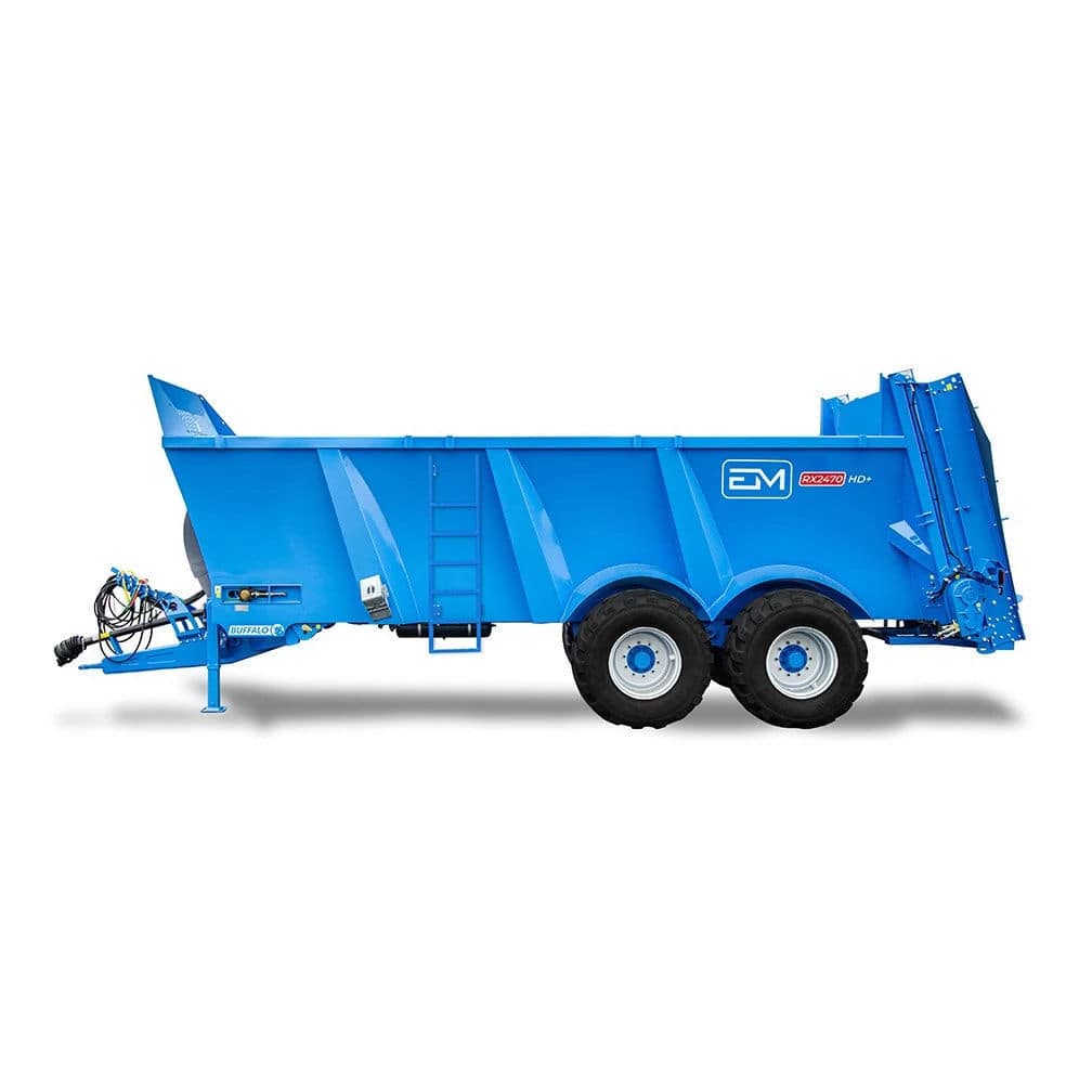 Towed manure spreader - BUFFALO RX HD + series - Euromilk - verticals ...
