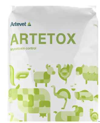Mycotoxin binder feed additive - Artetox - artevet - for pigs / cattle ...