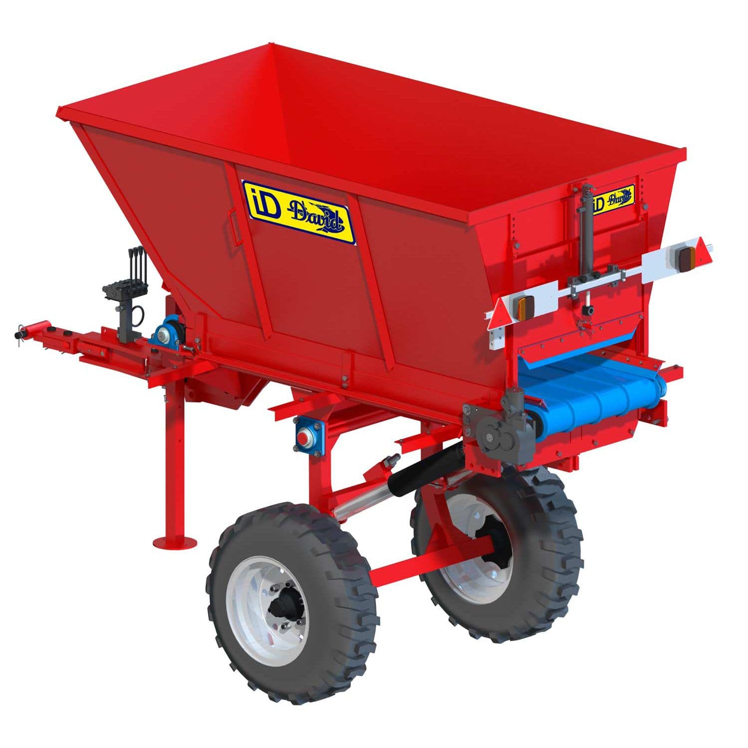Towed fertilizer spreader - DEF Series - id-david - solid / for vineyards