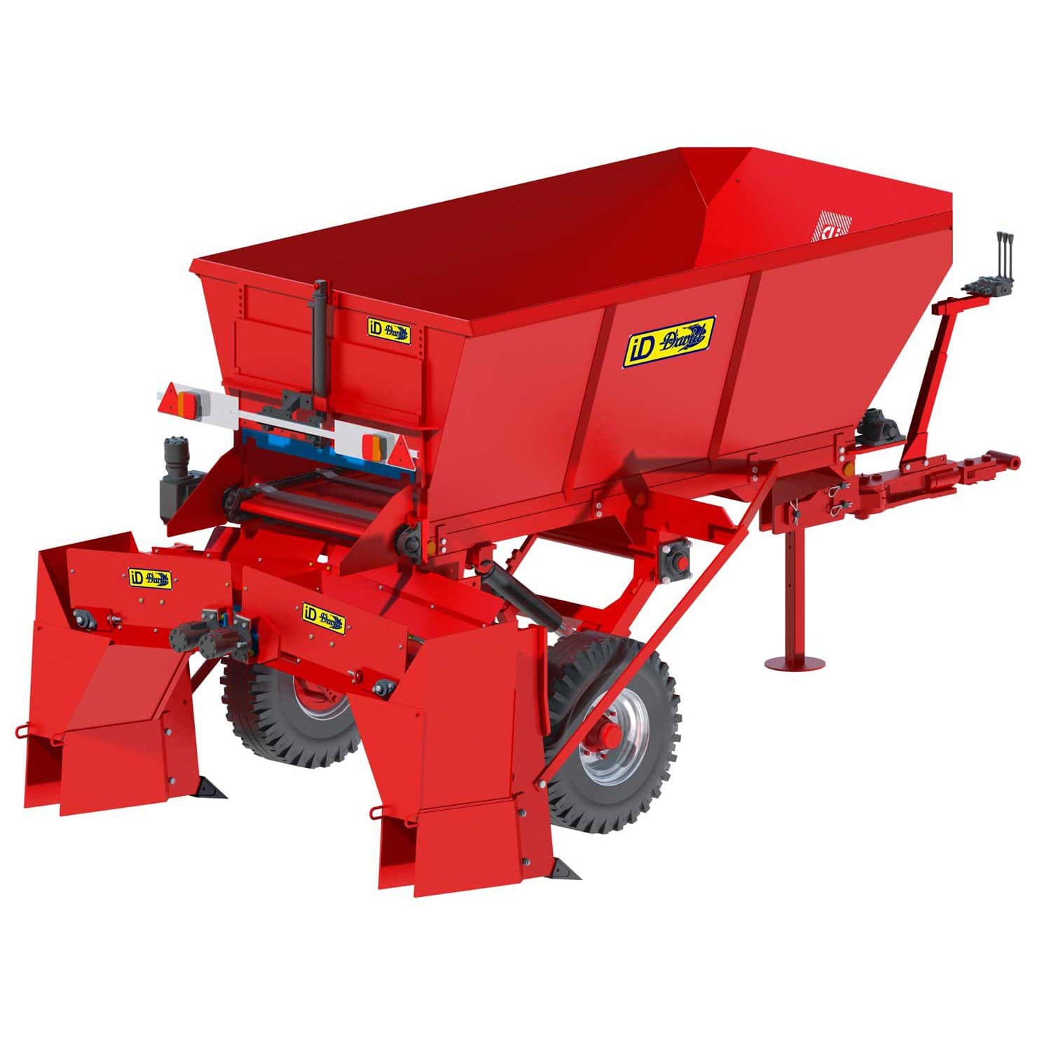 Towed fertilizer spreader - DEA Series - id-david - solid / for vineyards