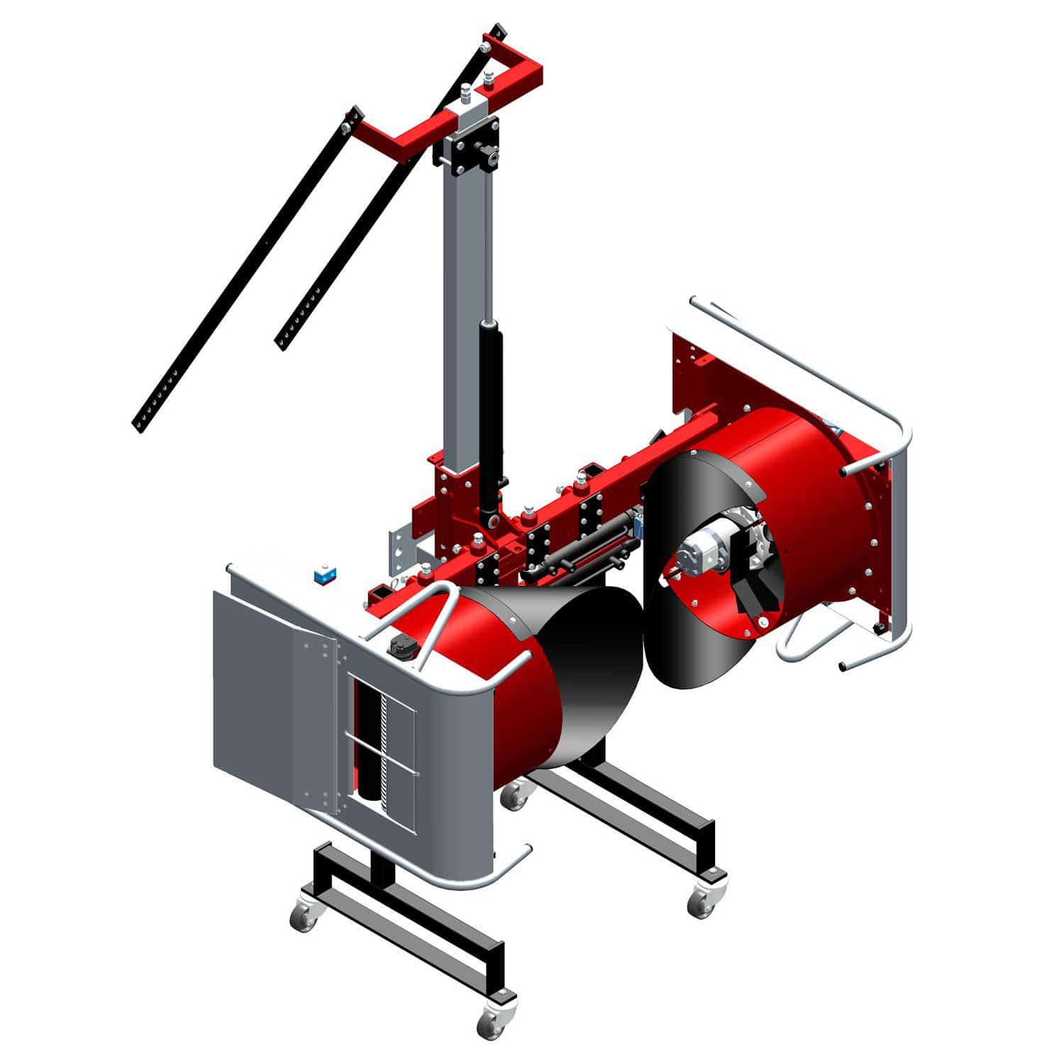 Pneumatic leaf remover - DHD Series - id-david - mounted / double