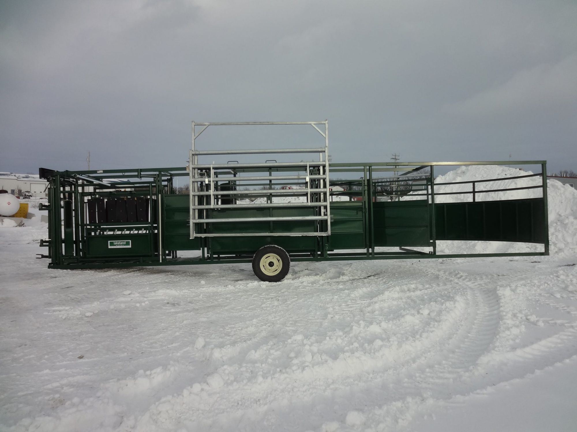 Cattle squeeze chute - PTASSC-8S-LK - lakeland - mobile