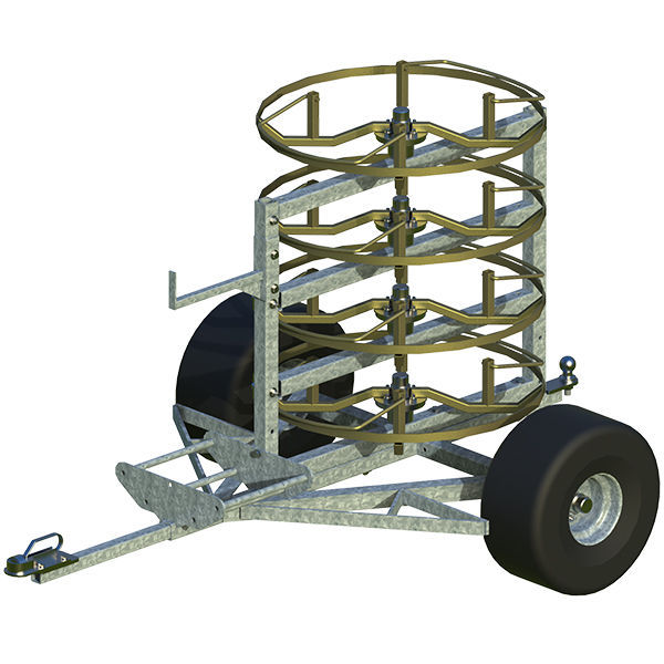 Towed wire unwinding machine - FTJ00020 - strainrite fencing system