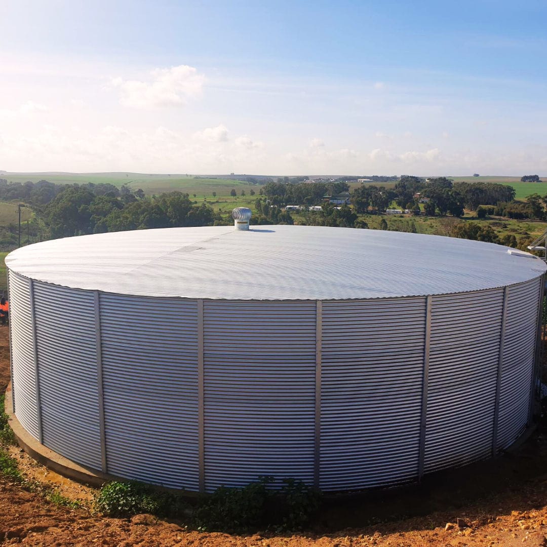 Water tank - Smart - Aquadam - metal / outdoor / irrigation