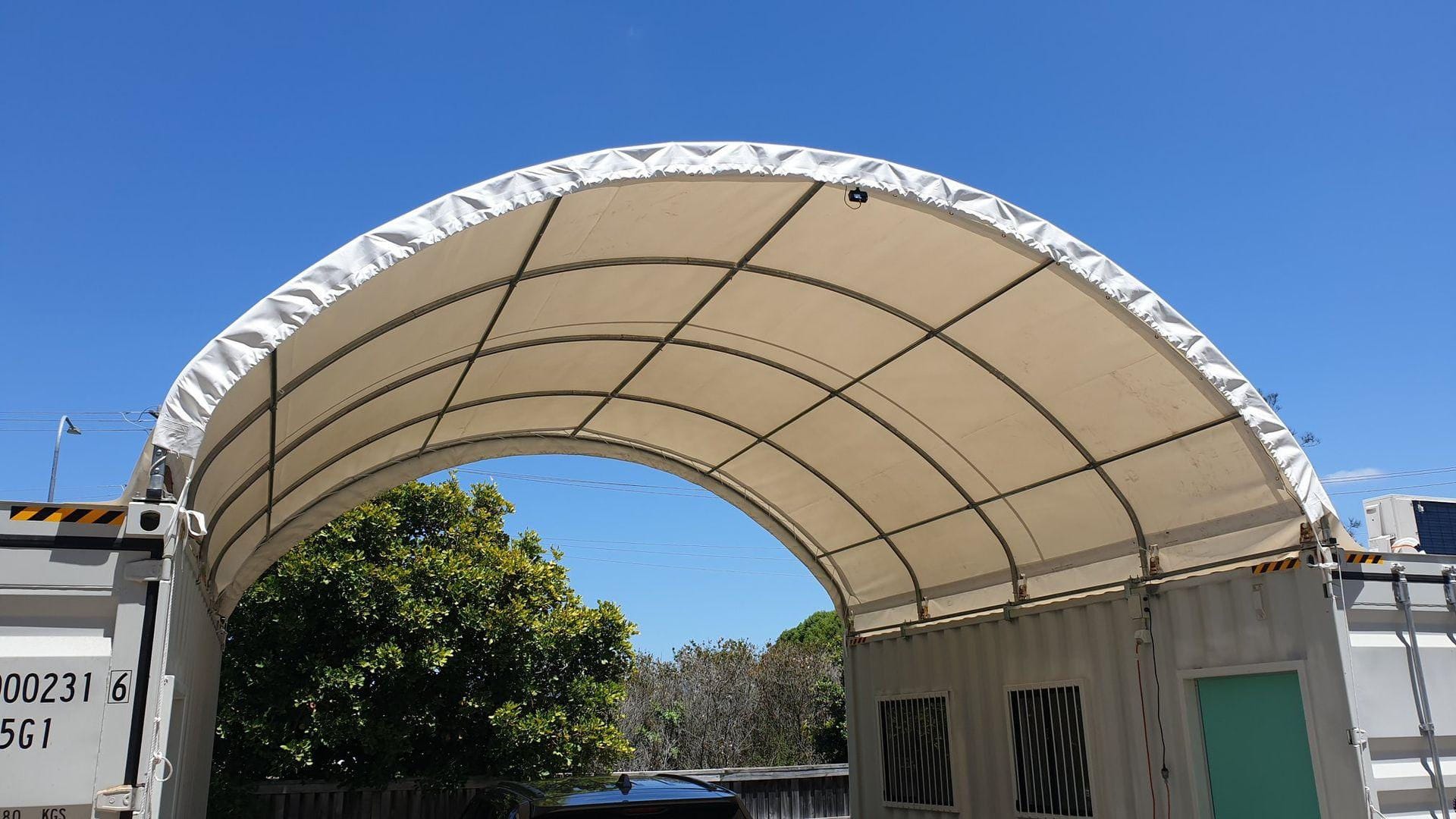 Cattle storage tunnel - Aquadam - for sheep / modular