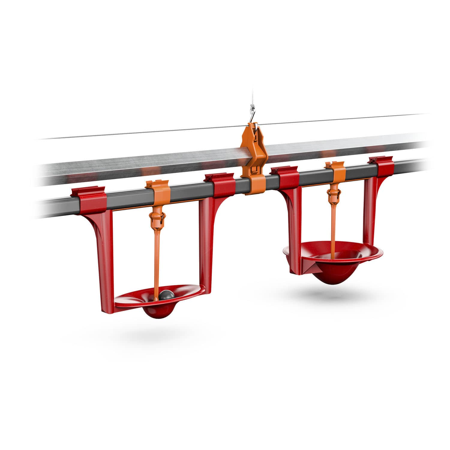 Poultry drinker - T-line - Giordano Global - plastic / single access ...