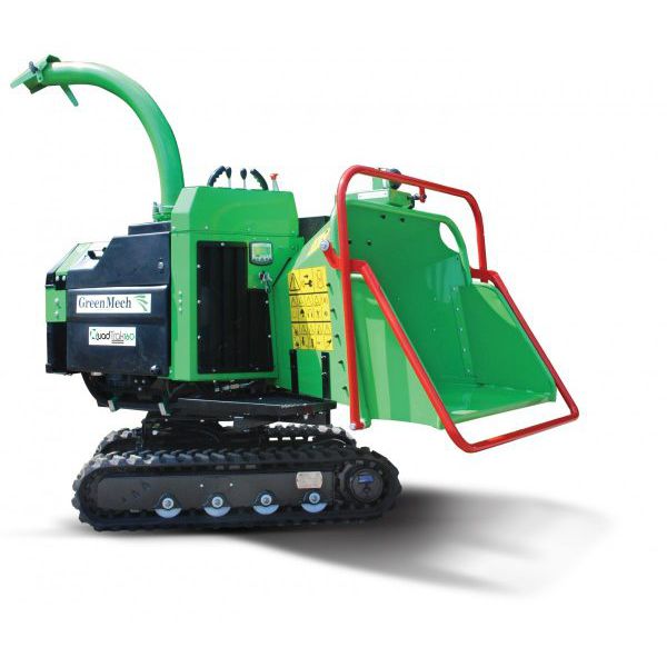 Diesel engine bio shredder - QuadTrak 160 - greenmech - tracked