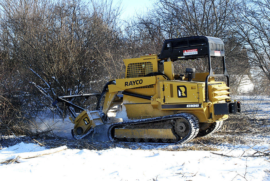 Mounted mulcher - C100R - Rayco - self-propelled / forestry / for tractors