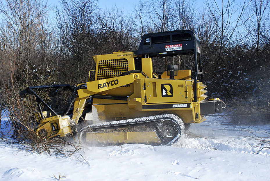 Mounted mulcher - C100R - Rayco - self-propelled / forestry / for tractors