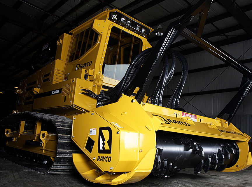 Tractor-mounted stump grinder - T360 - Rayco - crawler