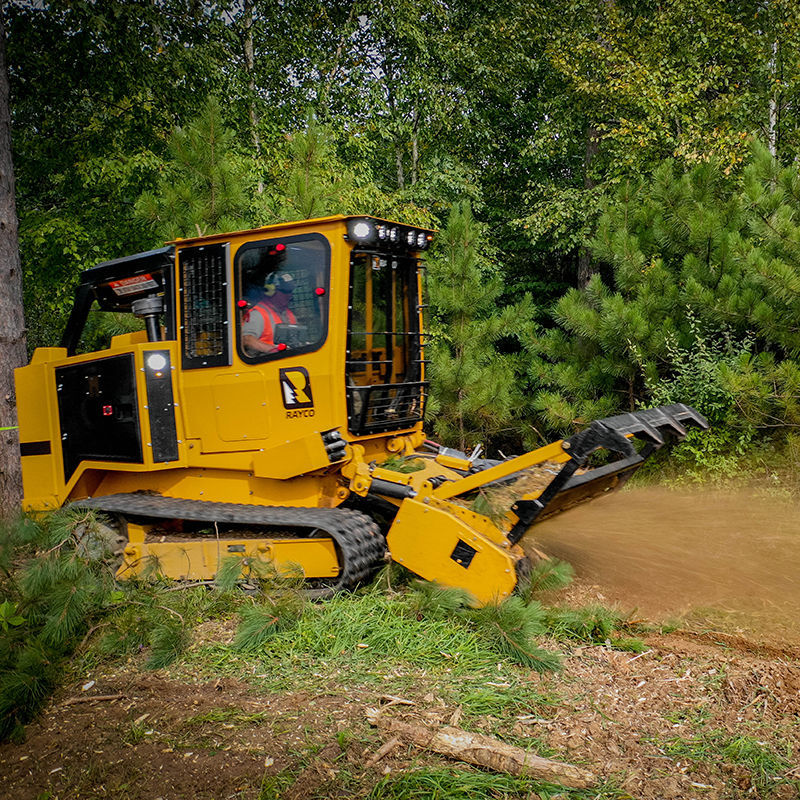 Self-propelled mulcher - C120R - Rayco - hammer / forestry / hydraulic