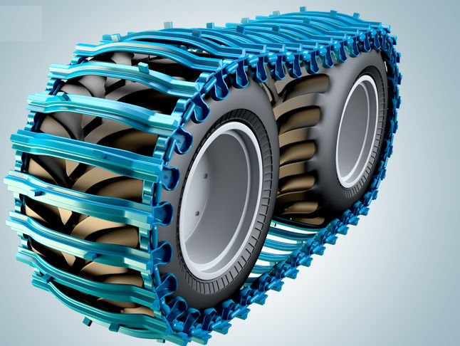 Forestry machinery track - ECO-TRACK - welte - all-terrain