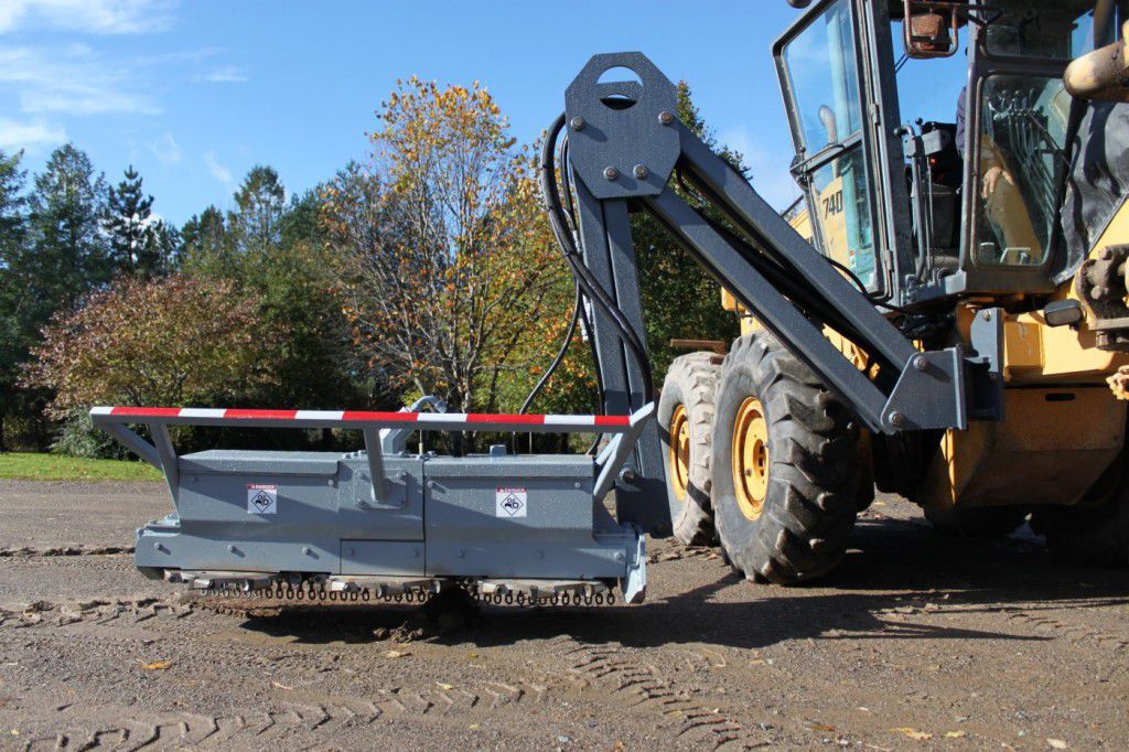 Mounted reach mower - GM-6 - gilbert-tech - folding / forestry
