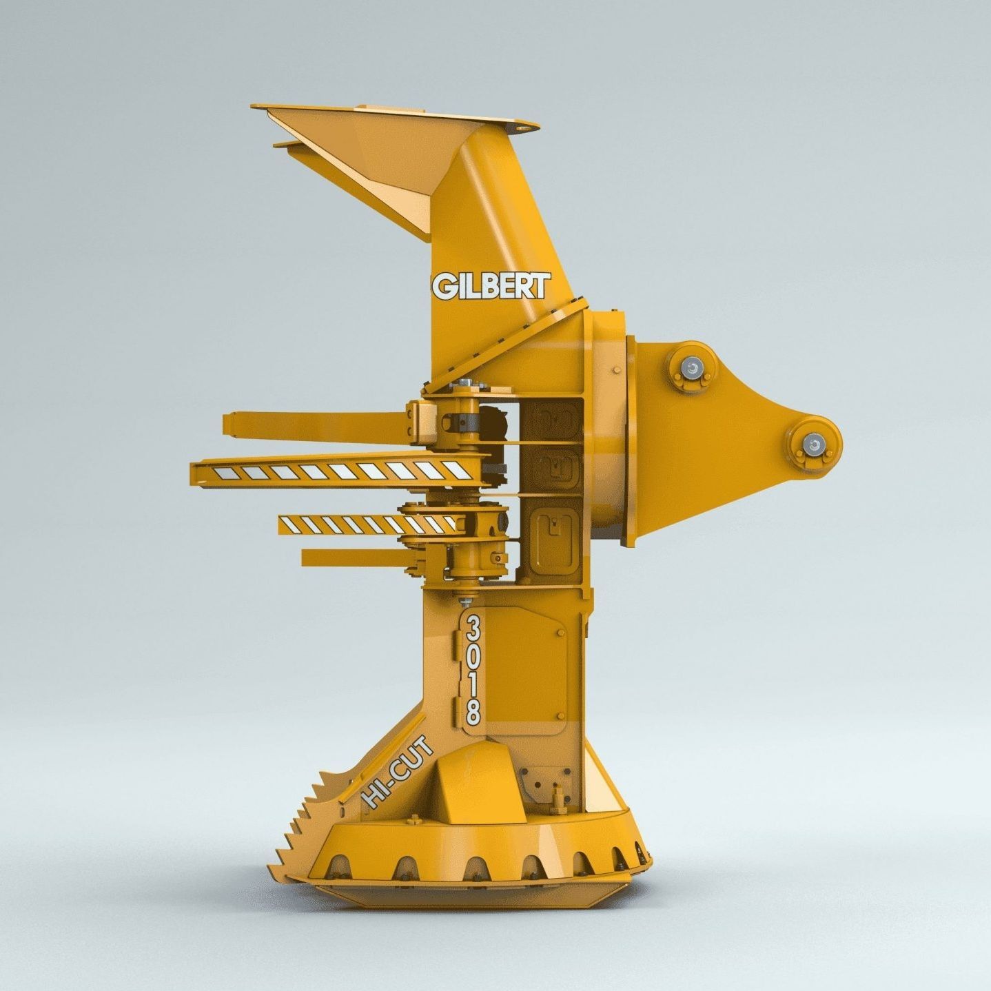 Forest thinning felling head - 30 series - gilbert-tech - biomass