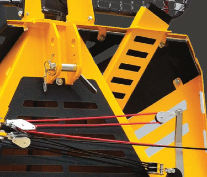 Mechanical forestry winch - 35M - hud-son - tractor mounted